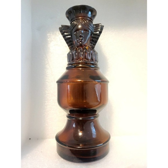 Avon | Bath & Body | Vintage Avon Bottle Queen Chess Piece Amber ...